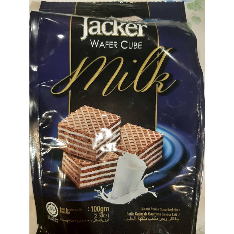 Jacker-Wafer Cube-Milk 100g | Shopee Malaysia