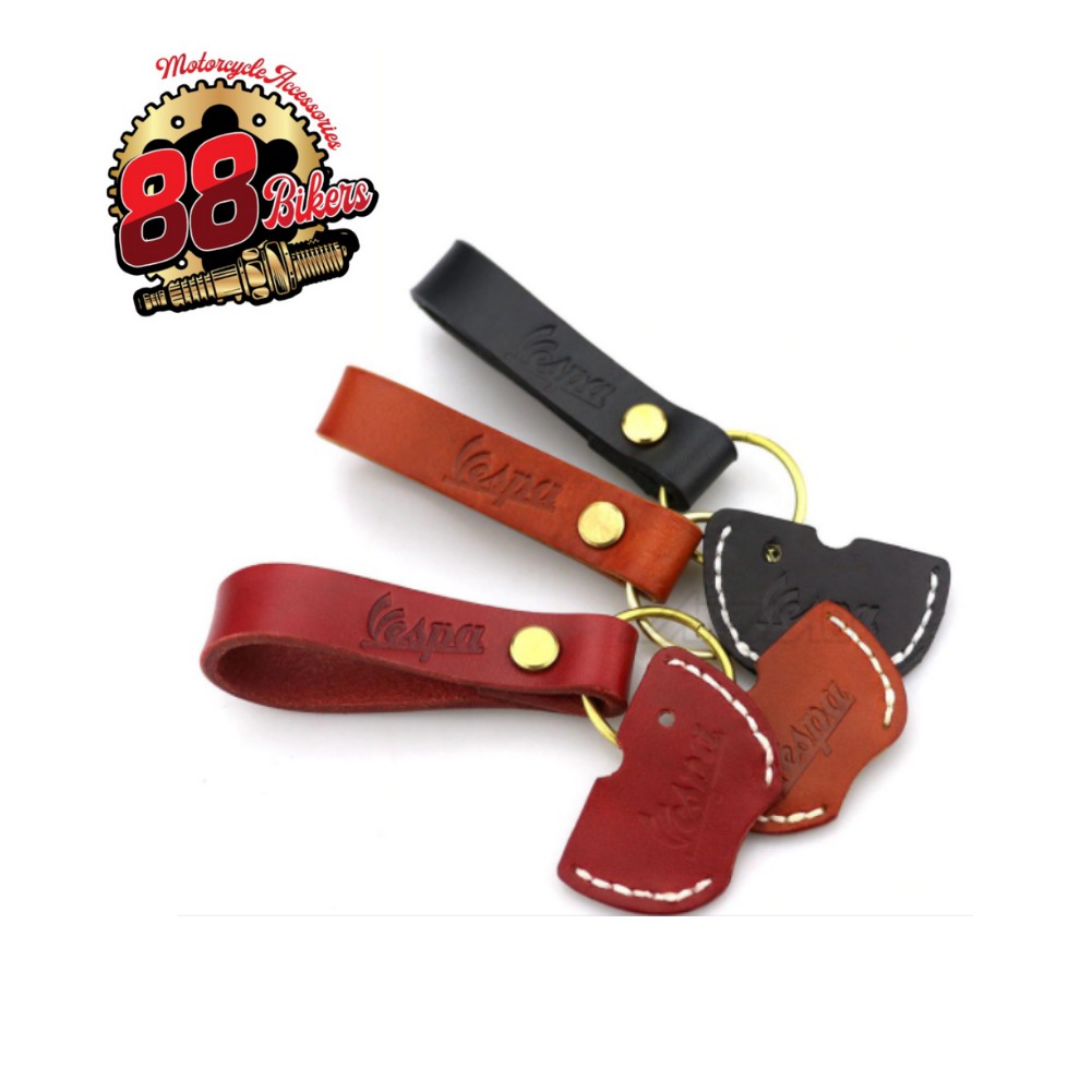 PIAGGIO VESPA GTS 300 SPRINT PRIMAVERA LX 125 LEATHER KEYCASE BLANK KEY ...