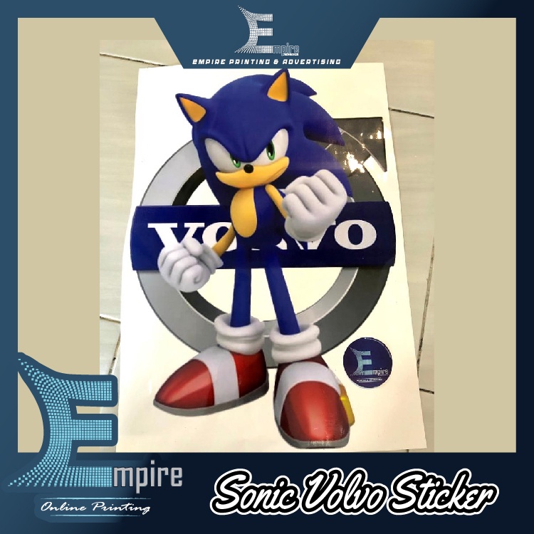 💥 NEW 💥 Sonic Volvo Sticker | Lori Truck | Sticker + FREE GIFT 🎁 ...