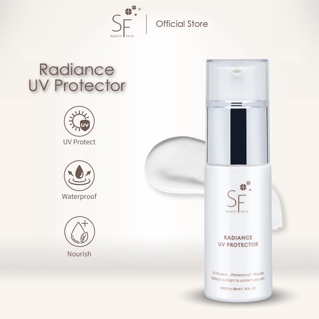 SF Beauty Skin 35ml/10ml Radiance UV Protector Sunblock Sunscreen Krim ...
