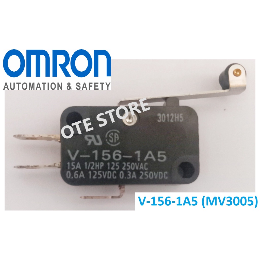 OMRON V-156-1A5 MICRO LIMIT SWITCH (MADE IN INDONESIA) (MV3005) | Shopee Malaysia