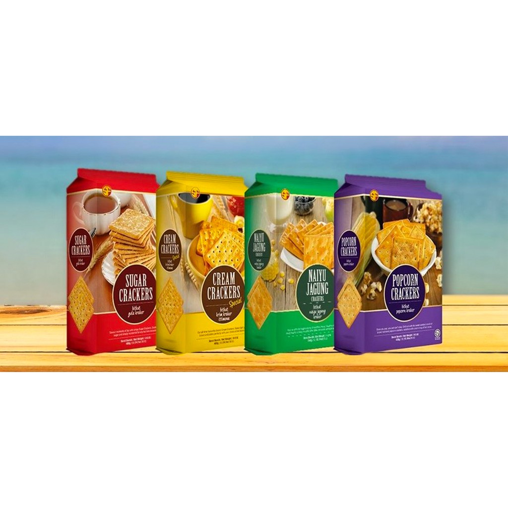 Shoon Fatt Cracker (350g - 430g) - Sugar Cracker / Cream Cracker ...