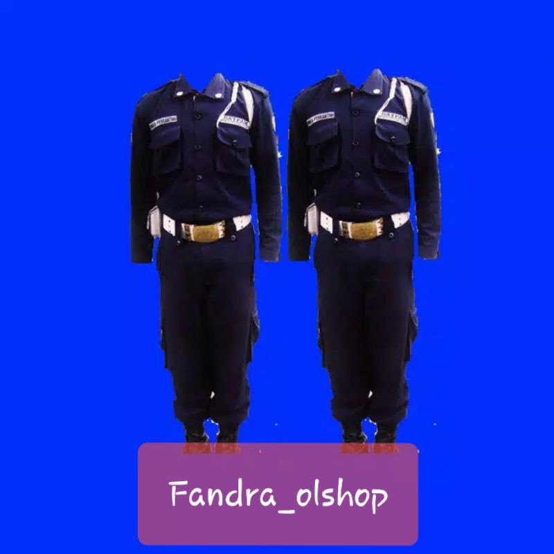 HITAM Blue & Black PDL Security Guard Settings. Includes Logos In ...