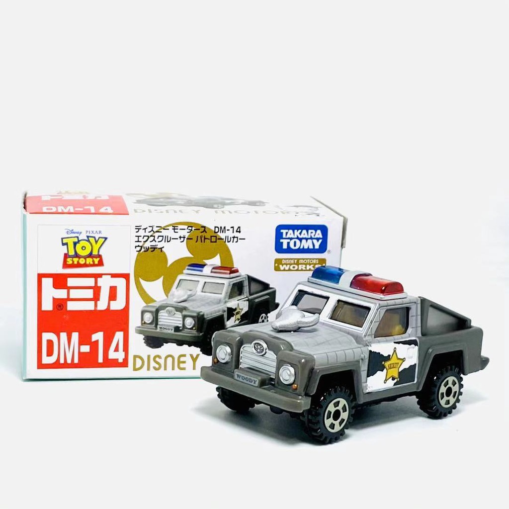 Original Disney Motors DM-14 Excruiser Patrol Car Woody Tomica Takara Tomy Die-Cast Model ...
