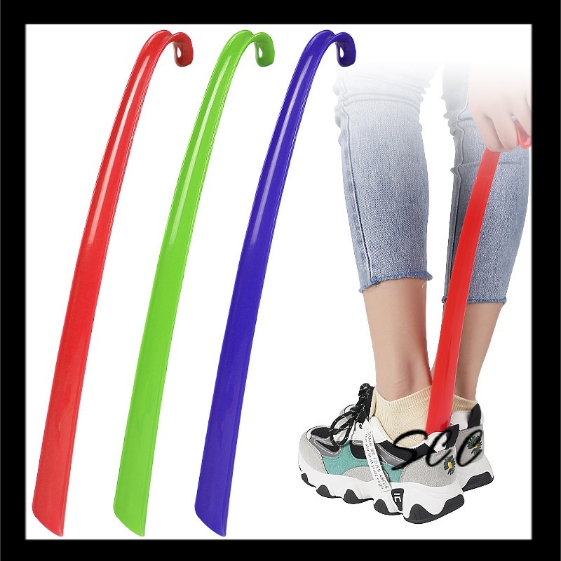 Portable Long Handle Shoehorn Shoe Horn Lifter Disability Aid Stick ...