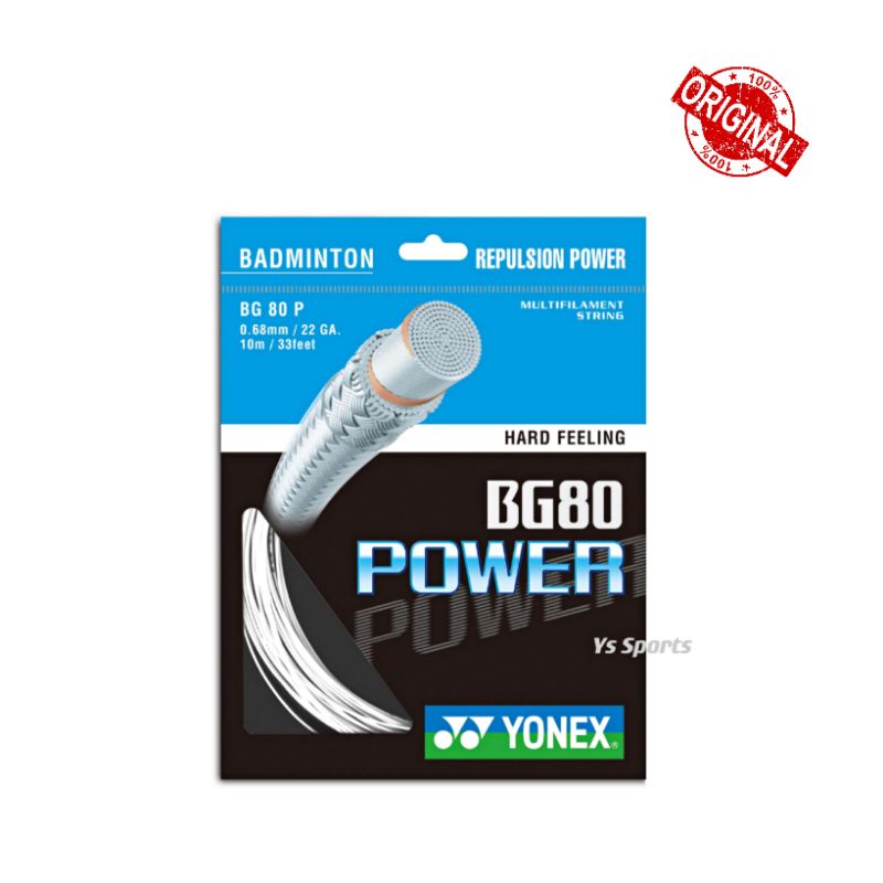 Yonex BG80-Power Badminton String (100% Original) | Shopee Malaysia