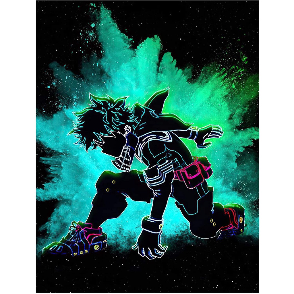 My Hero Academia Midoriya Izuku Deku Light Poster x | Shopee Malaysia