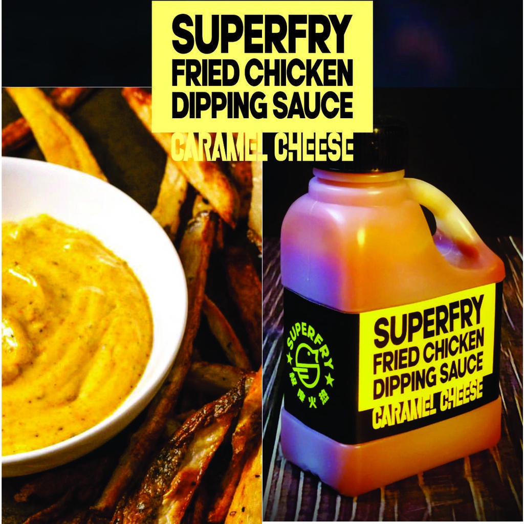 SUPERFRY fried chicken dipping sauce - CARAMEL CHEESE | 炸鸡蘸酱 | Shopee ...