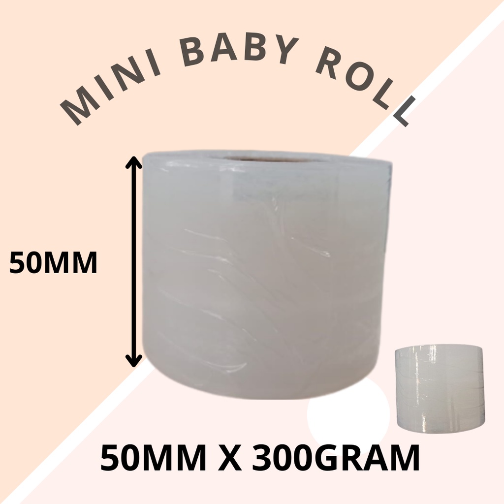 100mm or 50mm Baby Roll Stretch Film / Baby Roll Mini Stretch Film ...