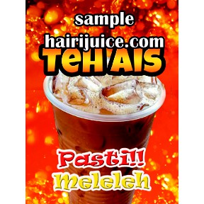 Sticker Air Balang Teh Ais Kalis Air ( 9 x 12 inci ) | Shopee Malaysia