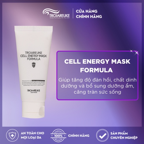 Troiareuke - Cell Energy Mask Formula - Whitening Mask (50ML) | Shopee ...