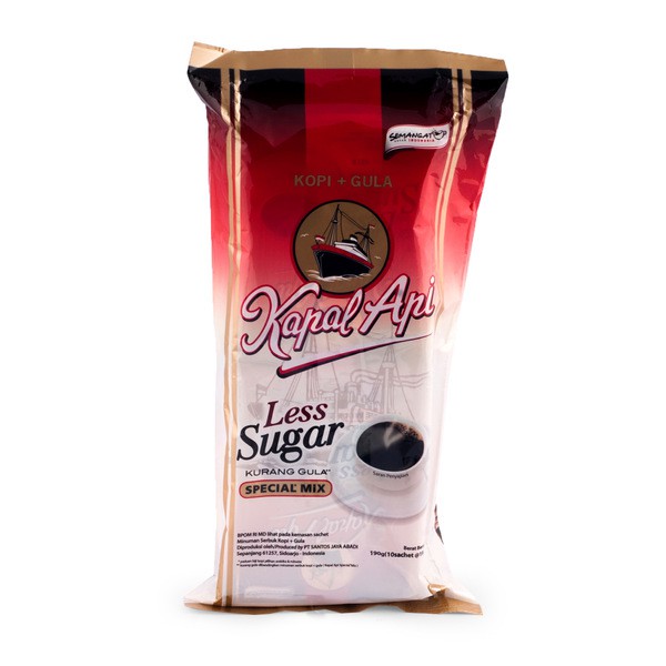 KAPAL API Special Mix Less Sugar 190gr (10 x 19gr) | Shopee Malaysia