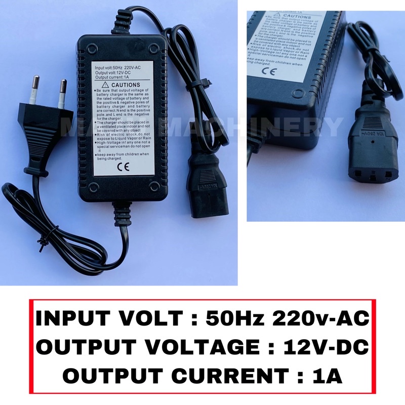 12V Battery Charger for Sprayer Pump Knapsack Heavy Duty Spare Part ...
