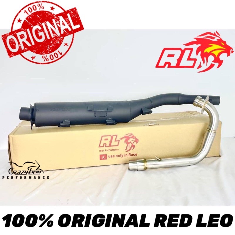 RED LEO 100% ORIGINAL EXHAUST CUTTING STANDARD Y15ZR Y16ZR LC135 32MM ...
