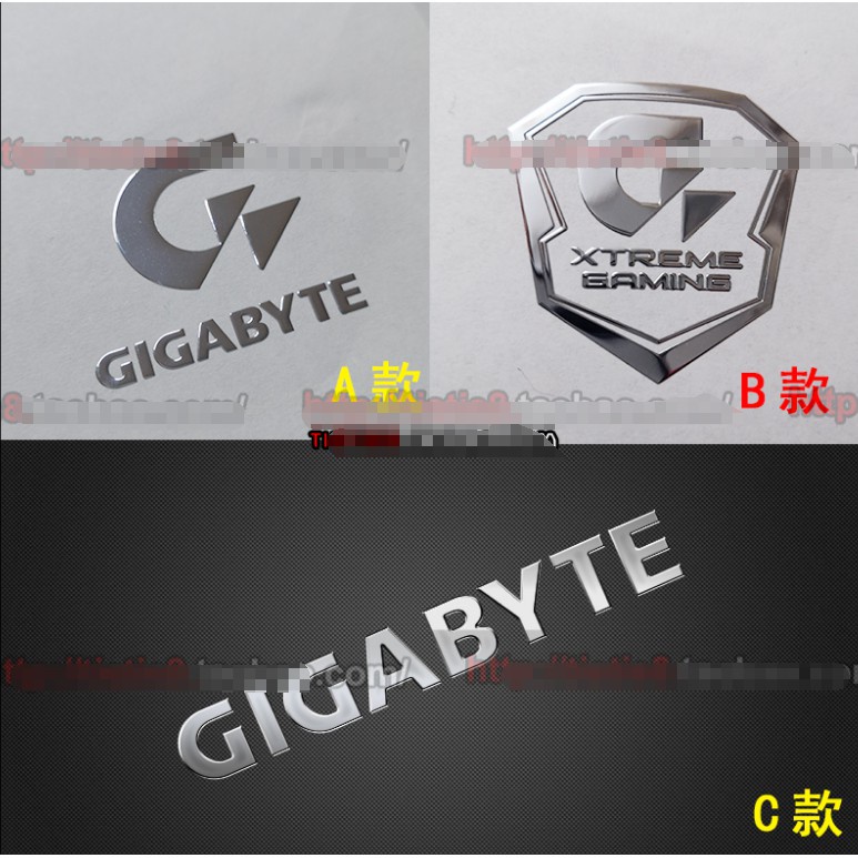Gigabyte Gigabyte LOGO LOGO Metal Sticker Mobile Phone Sticker Laptop ...