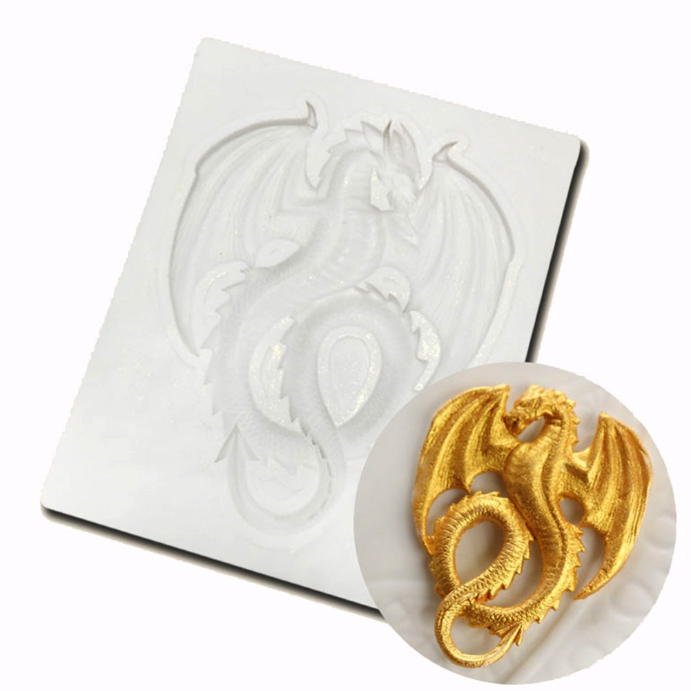 Dragon Silicone Mould Sugarcraft Fondant Tool Chocolate Candy Gumpaste ...