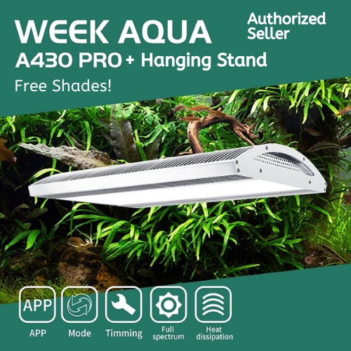 Week Aqua Ark A430 RGB LED Lights [Complete Shades & Hanging Stand ...