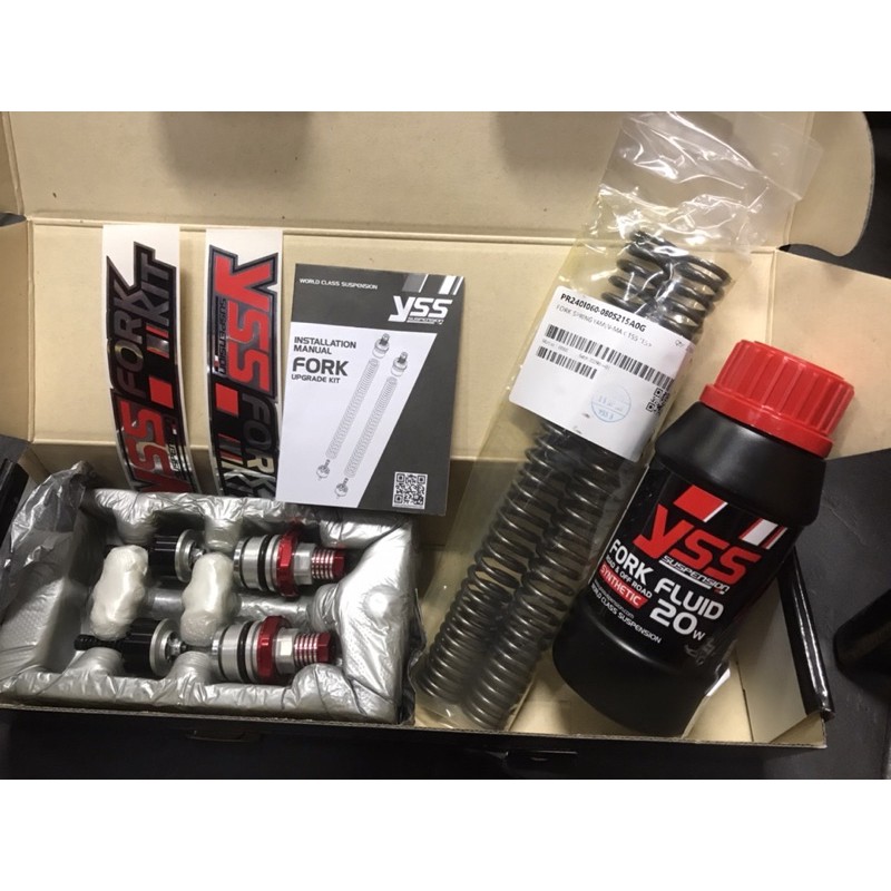 YSS FORK UPGRADE KIT SET Y16 Y15ZR/NMAX/NVX155/RS150/RSX 🔥free fork oil ...