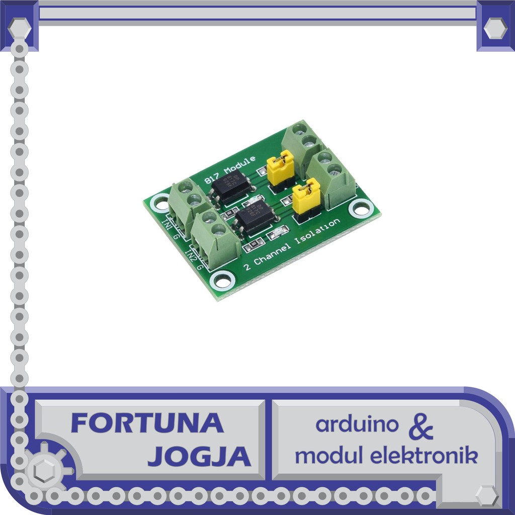 PC817 Optocoupler 2 Channel Module Converter Insulation Adapter ...