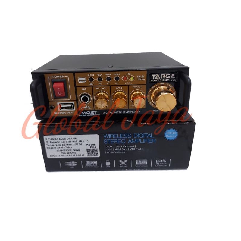 Targa D06Usb bluetooth amplifier/mini amplifier TARGA D06/mini digital ...