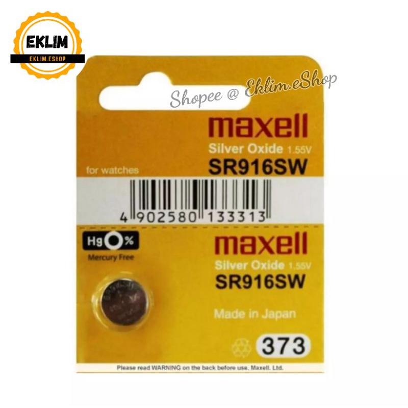 Maxell 100% Original Battery SR916SW (1Pcs) | Shopee Malaysia