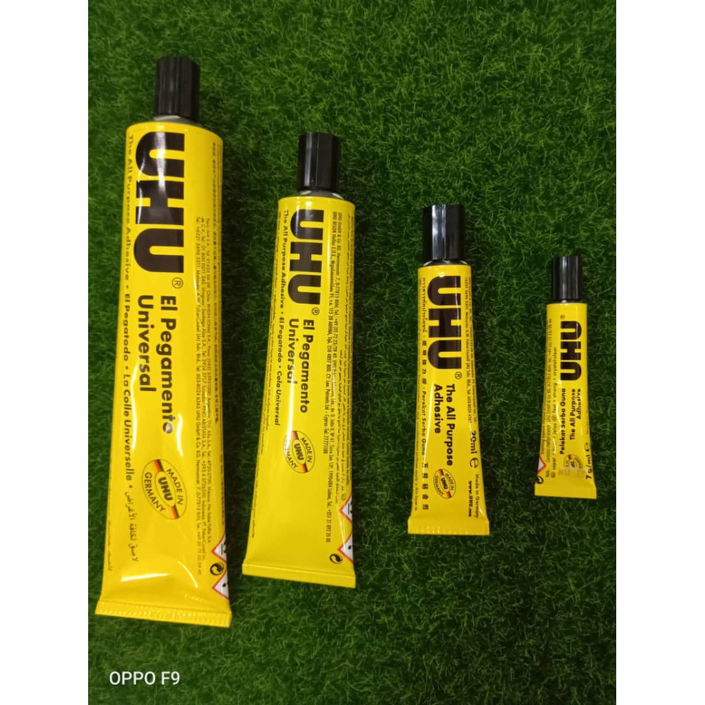 ~ORIGINAL UHU Glue/ Gam UHU - size available 7ml, 20ml, 60ml, 120ml ...