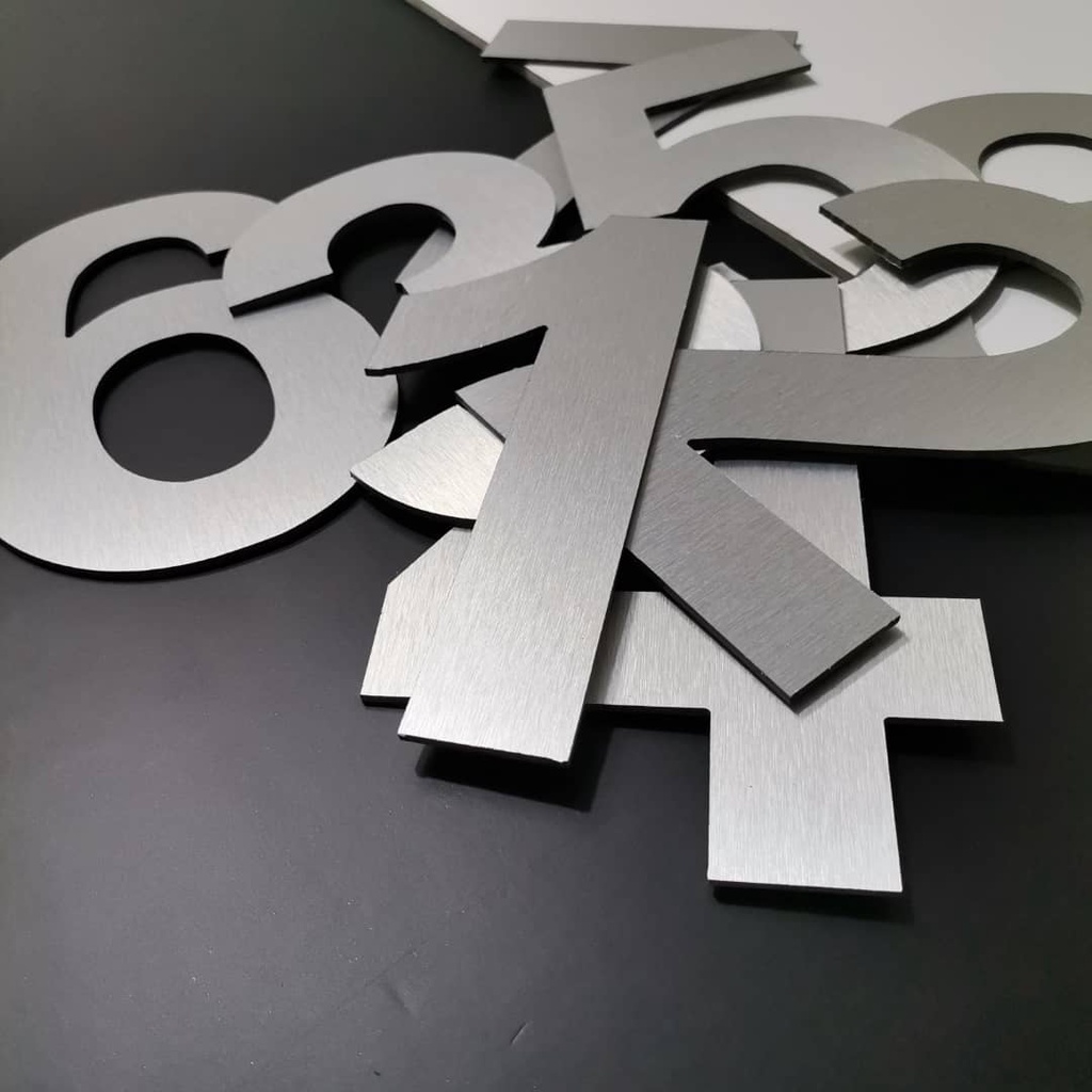 3d cutout lettering, 3d numbering , room number, house numbers, store ...