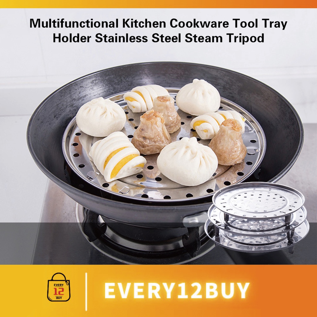 Stainless Steel Steamer Plate Steaming Tray Hidangan Kukus Stainless ...