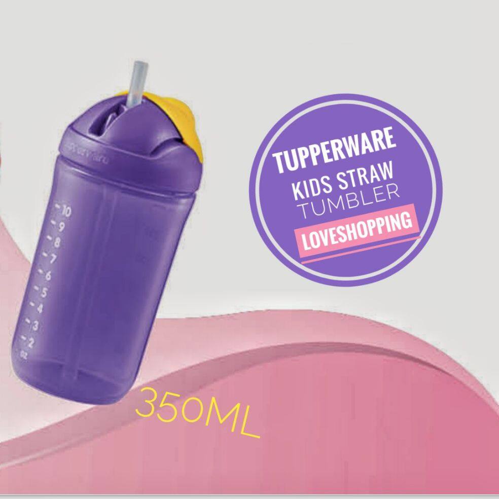4 Jenis: Tupperware Giraffe / Rabbit / Koala Bear Twinkle Straw Tumbler ...
