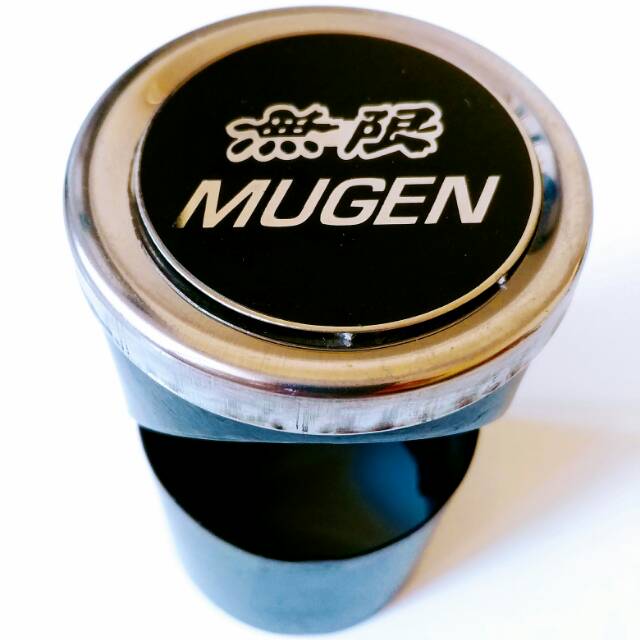 HITAM Muffler CUTTER TAILPIPE CAR EXHAUST END TAIL MUGEN LOGO HONDA Brio jazz mobilio hrv HR-V ...