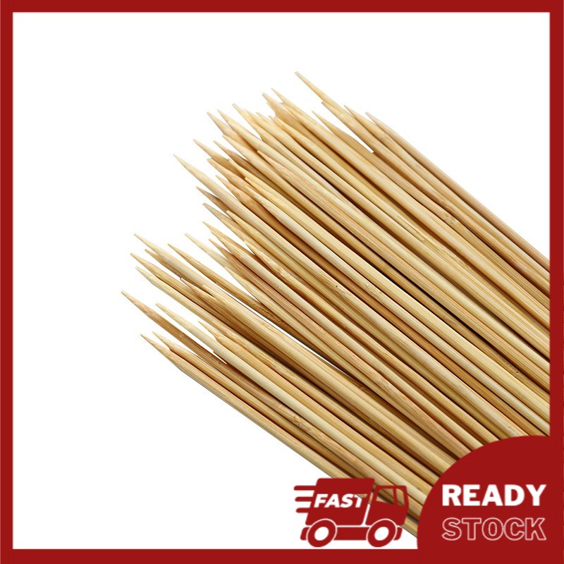 [13cm 20cm 25cm] Disposable Bamboo Skewer / Fruit Meat Kebab BBQ ...