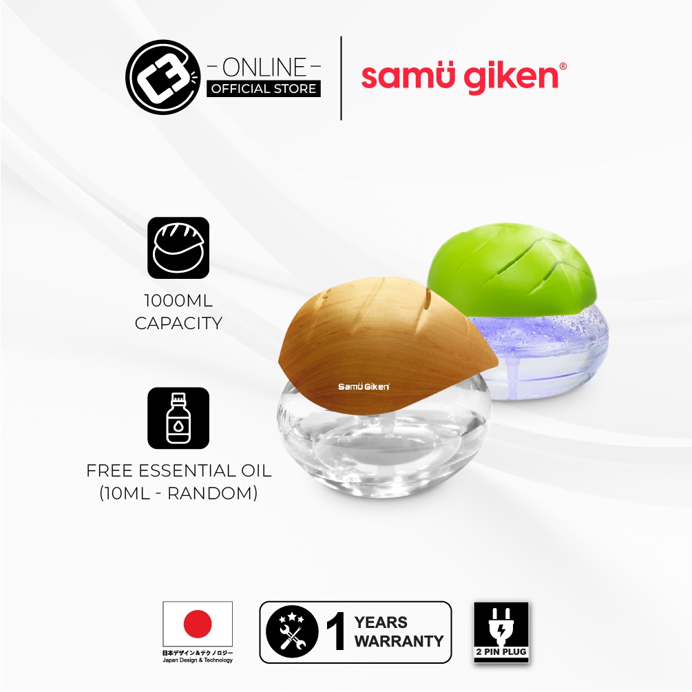 Samu Giken Watering Air Revitalisor Aroma Purifier Diffuser with LED Light (1 LITER) | Shopee ...