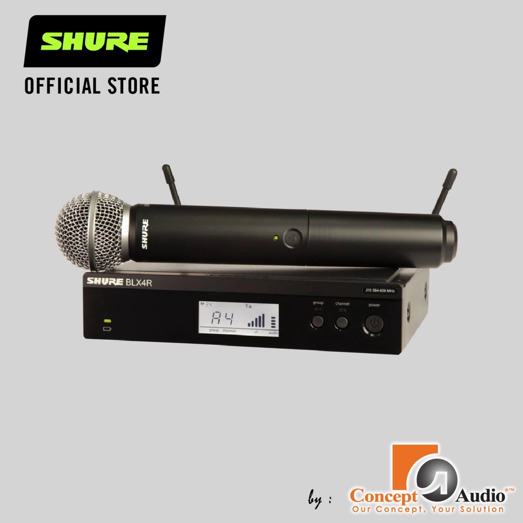 SHURE BLX24R/SM58 Wireless Rack-mount Vocal System with SM58 | Shopee Malaysia
