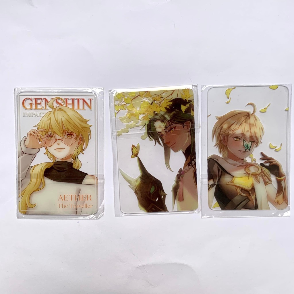 Card in Aether and Xiao Genshin Impact exclusively by artist Myhan ...