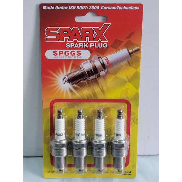 Sparx Proton Saga,Wira,Iswara, Nissan C22 High Quality SP6GS Spark Plug ...