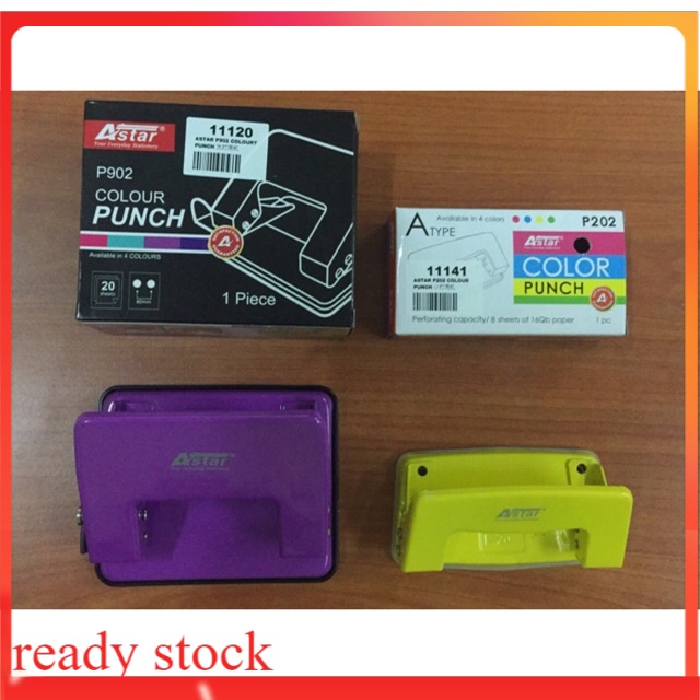 Astar Punch P902 & P202 Double Two Hole Puncher Paper Punch Penebuk ...