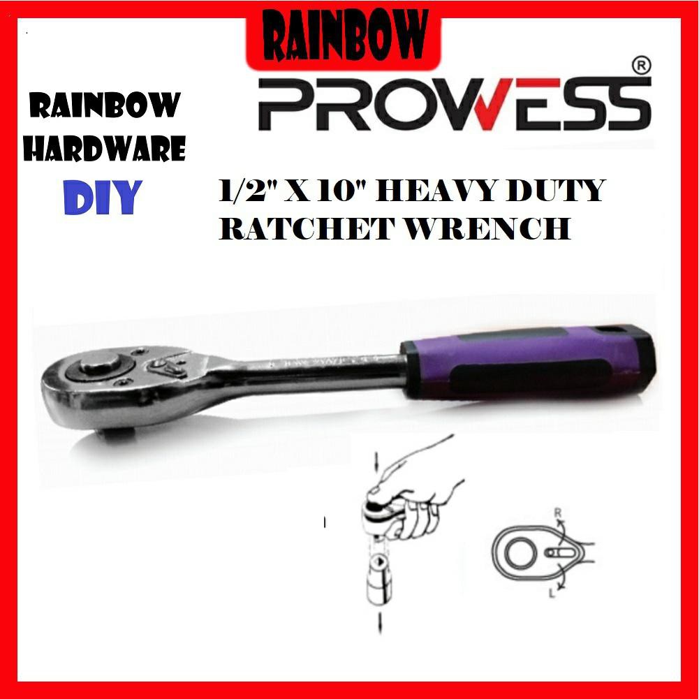 PROWESS 1/2" HEAVY-DUTY RATCHET WRENCH PW25-5012 | Shopee Malaysia