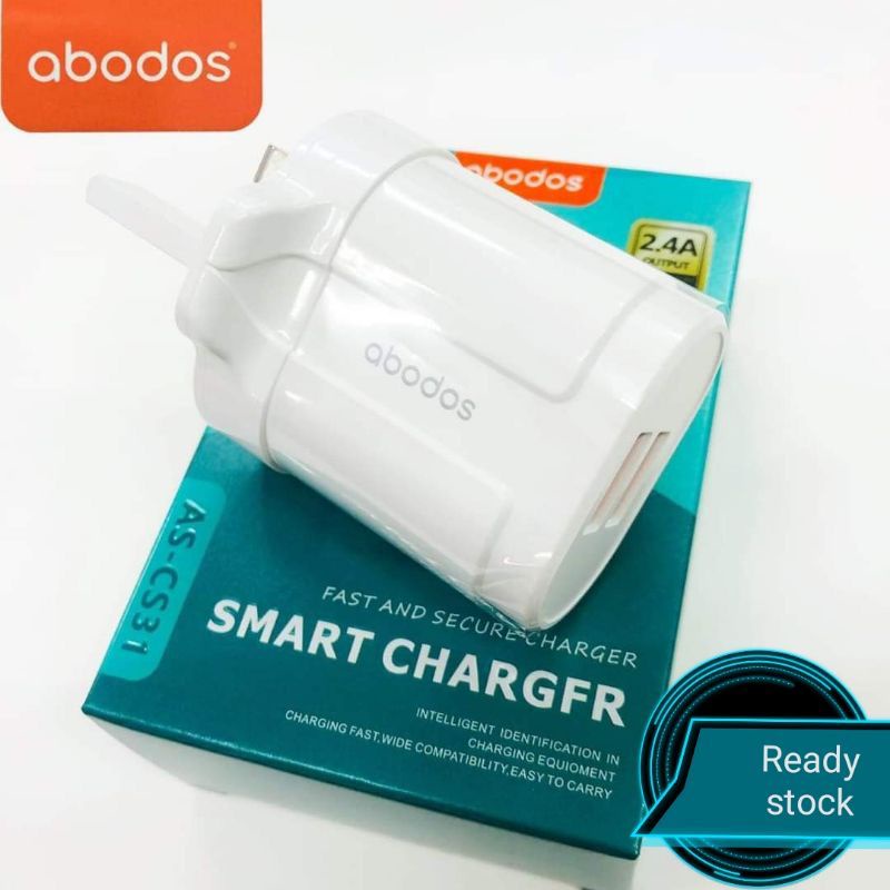 Abodos Dual Port Fast & Smart Charging Kit | Shopee Malaysia
