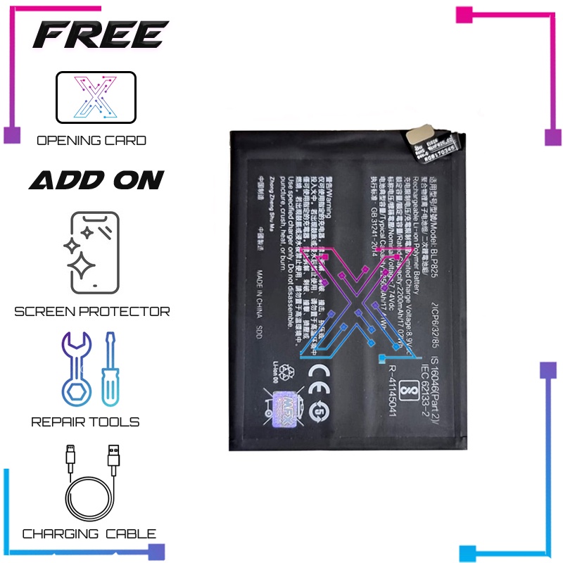 Battery BLP825 Compatible For Reno 6 Pro 5G (2200 mAh) | Shopee Malaysia