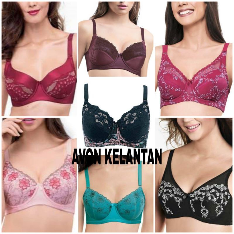 Seluar dalam yang selesa AVON BRA (Underwire Full Cup Big Size Bra from 34B to 42D) Rowena ...