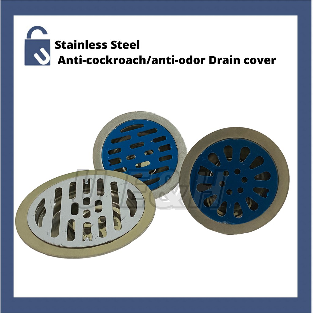 Stainless steel drain cover Anti cockroach bathroom drain cover floor ...