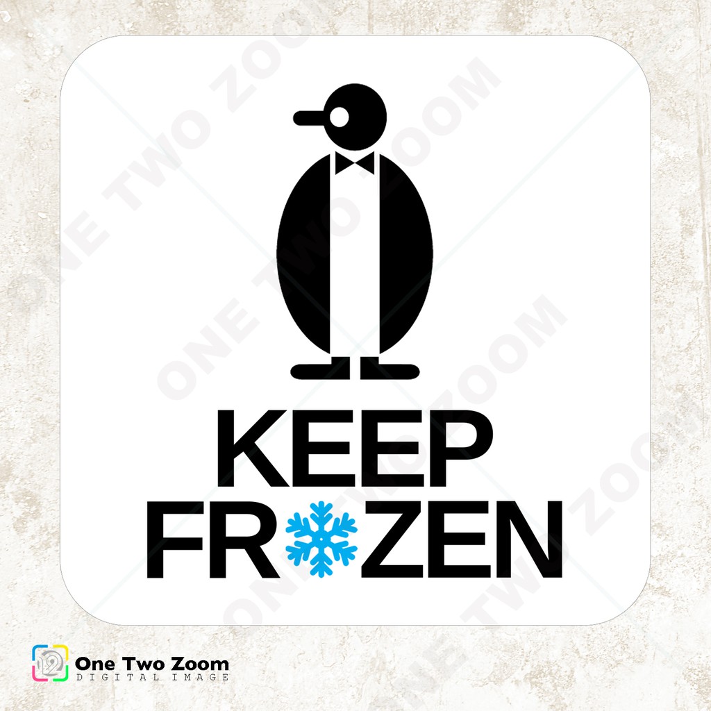 KEEP COLD Sticker | Keep Frozen | Homemade Food Bakery Packaging Label ...