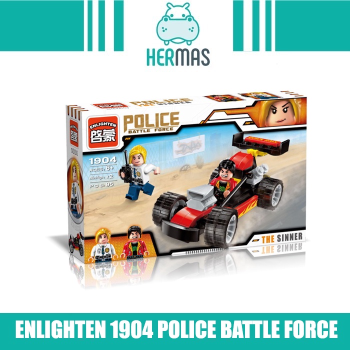 ENLIGHTEN 1904 building blocks new city police series 6-year-old ...
