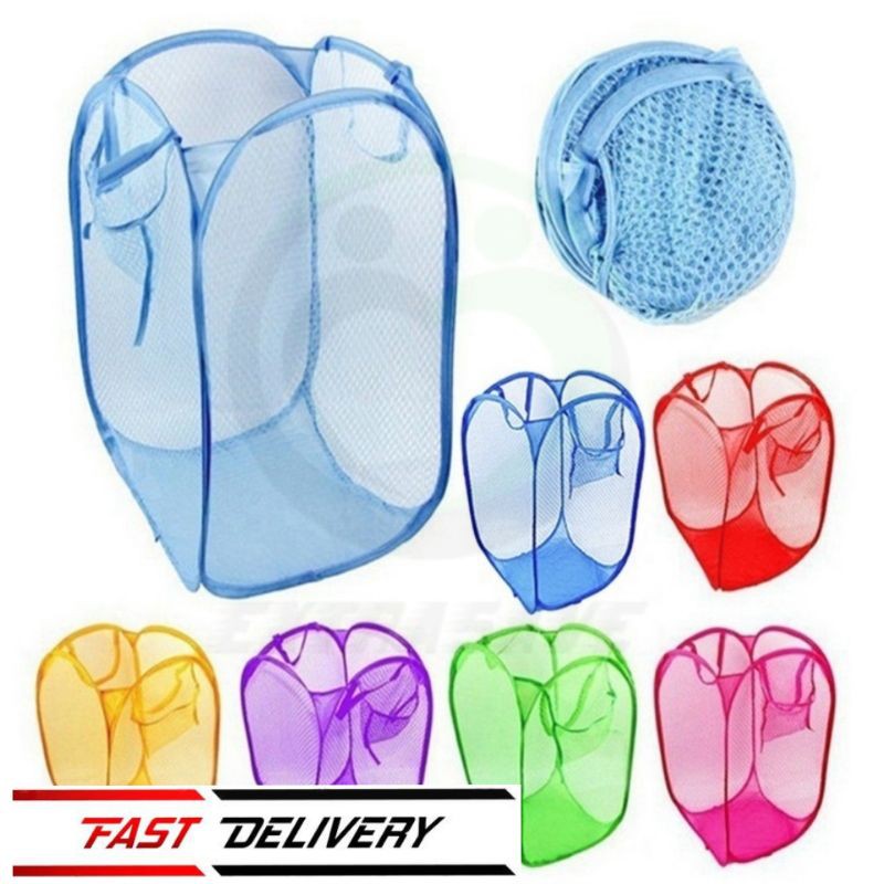 Easy Open Hamper / Laundry Basket Harper /Bakul Kain Kotor / Ready Stok ...