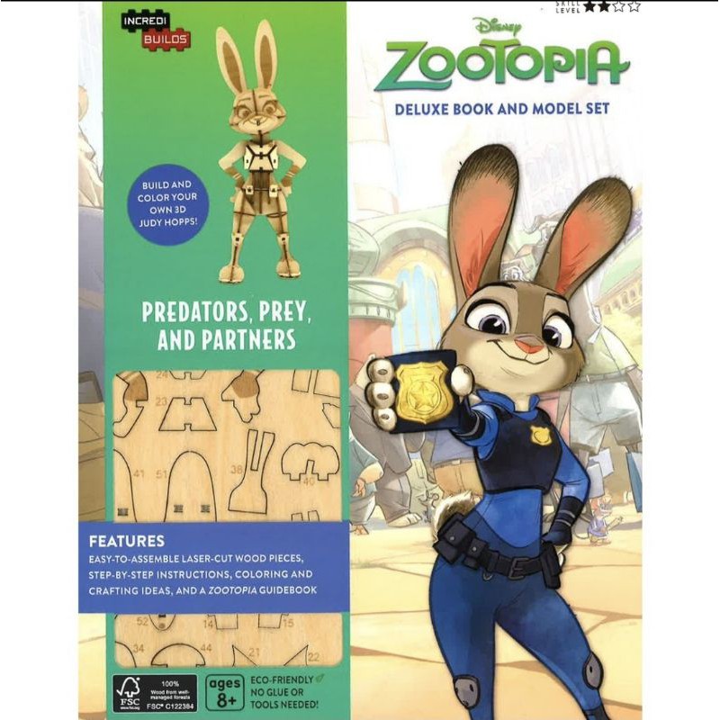 Zootopia Incredibuilds - Deluxe Book & Model Set 🔥LOWEST MURAH🔥 ...