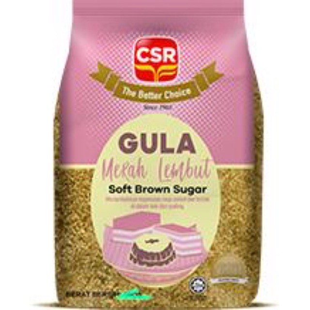 CSR Soft Brown Sugar / Gula Merah Lembut 1kg | Shopee Malaysia