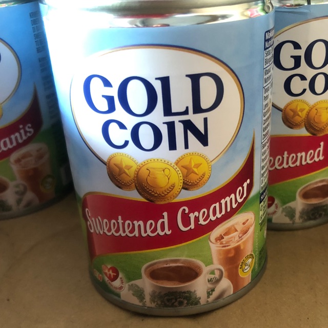 Susu Pekat Manis Gold Coin (Krimer Manis / Sweetened Creamer) 500G ...