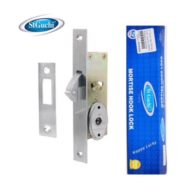 [100% ORIGINAL] ST GUCHI 41055 FOLDING SLIDING DOOR LOCK OFFICE HOOK ...