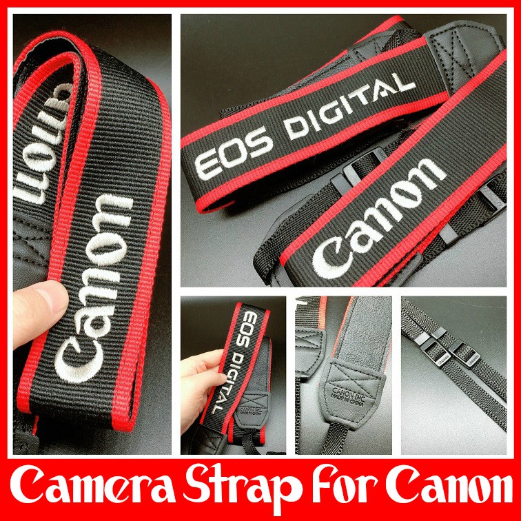 Camera Strap for Canon EOS Digital Embroidered Tali Strap Kamera CAS25 ...
