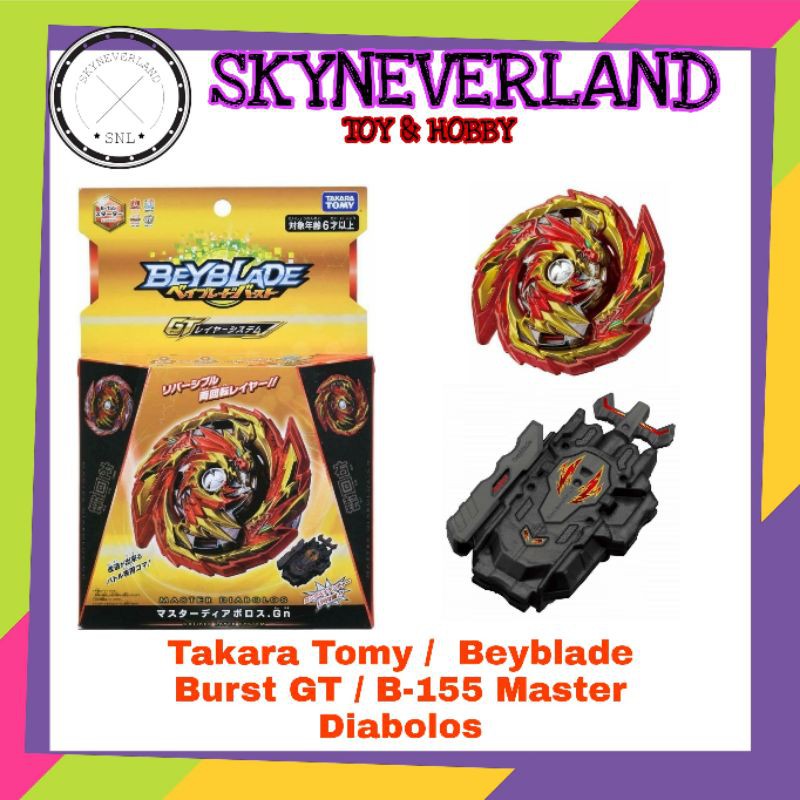 Takara Tomy / Beyblade Burst GT / B-155 Master Diabolos.Gn | Shopee ...